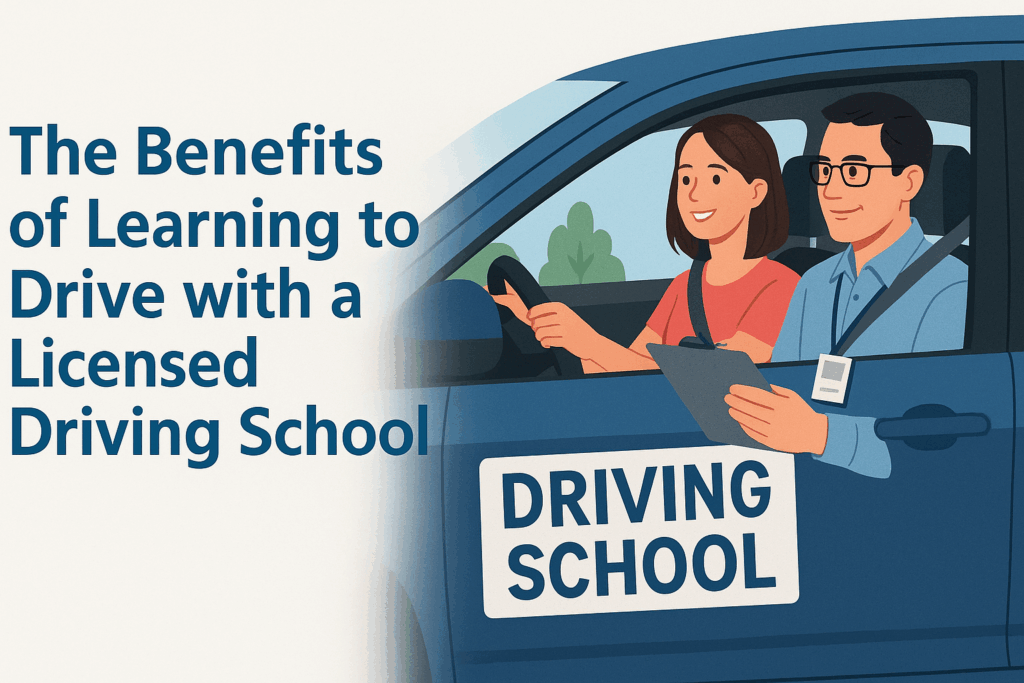 The Benefits of Learning to Drive with a Licensed Driving School